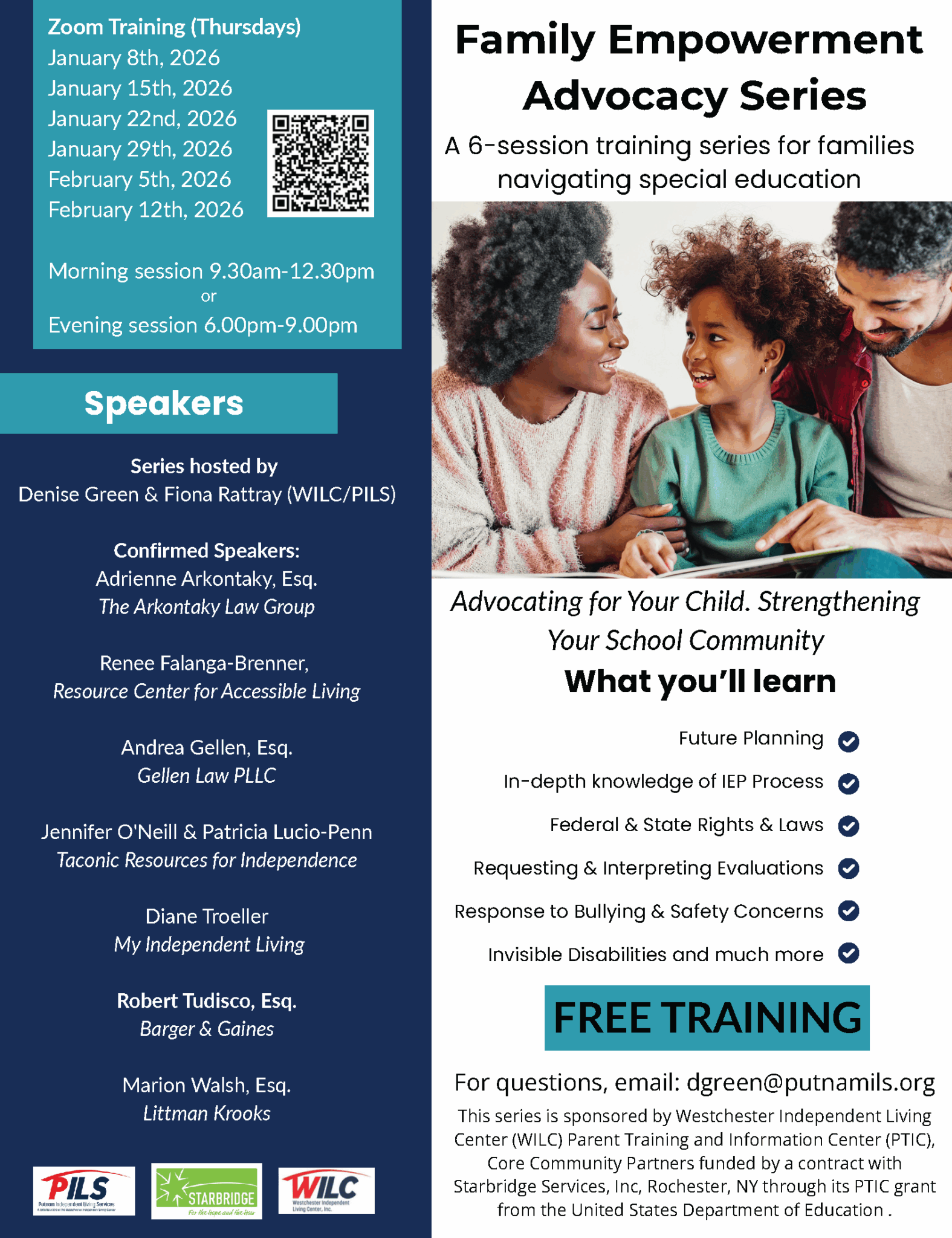Webinar: Family Empowerment Advocacy Series (Evening)